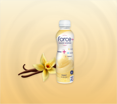La gamme - Nos produits Force+ gourmands et riches en protéines